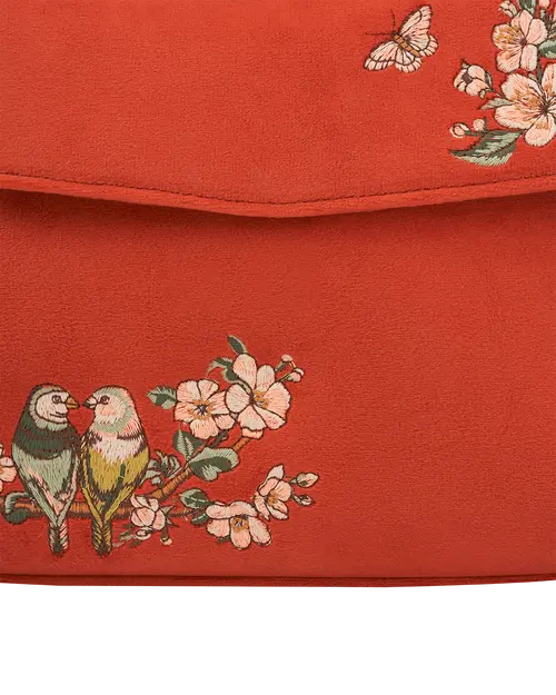 FABLE ENGLAND Lovebirds Mini Top Handle Tote