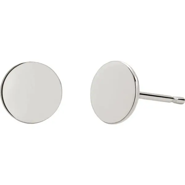 MADE BY MARY Lux Stud Earrings - Silver