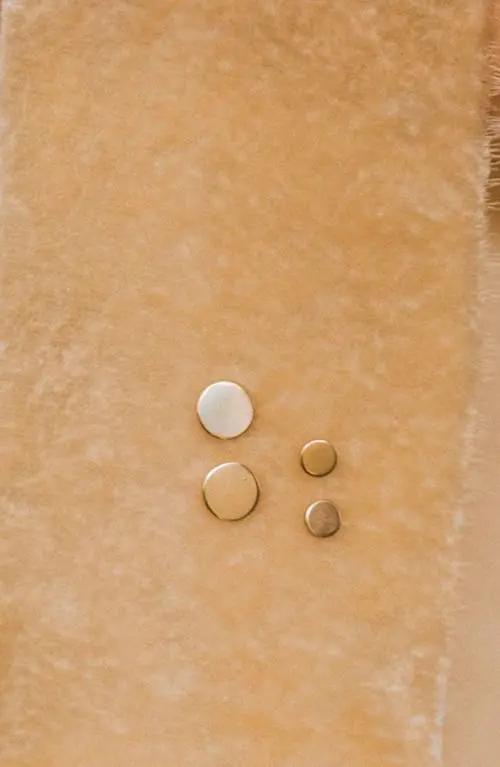 MADE BY MARY Lux Stud Earrings - Silver