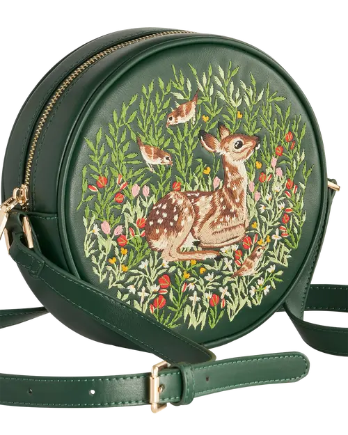 FABLE ENGLAND Chloe Fawn Circle Bag - Green