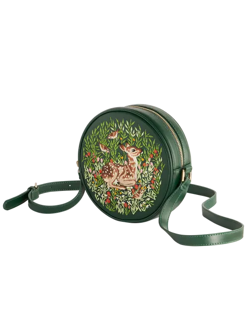 FABLE ENGLAND Chloe Fawn Circle Bag - Green