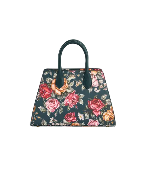 FABLE ENGLAND Roses Structured Medium Tote