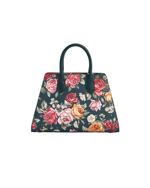 FABLE ENGLAND Roses Structured Medium Tote