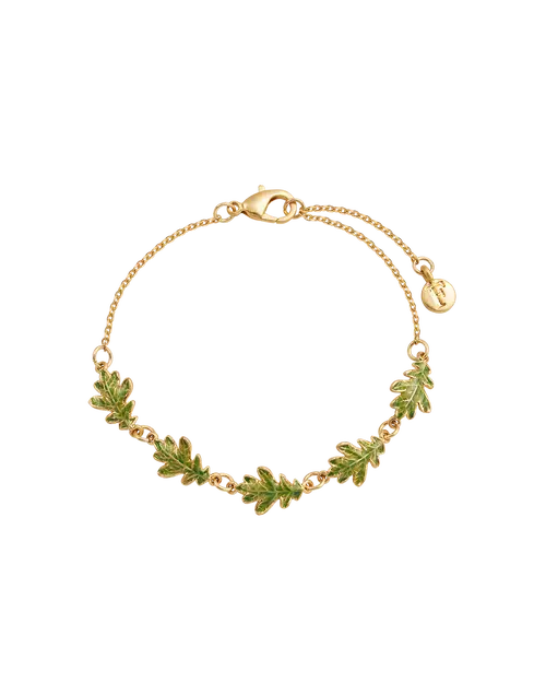 FABLE ENGLAND Oak Leaf Bracelet - Gold