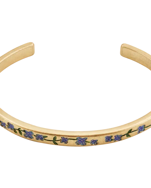 FABLE ENGLAND Forget Me Not Bangle - Gold