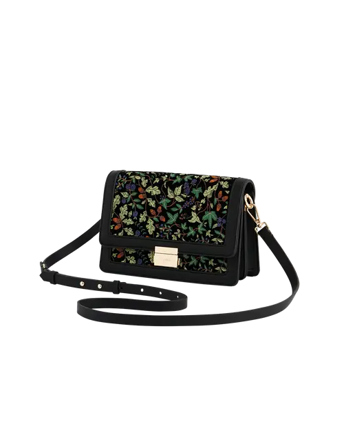FABLE ENGLAND Embroidered Crossbody Bag - Black