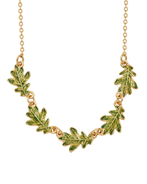 FABLE ENGLAND Oak Leaf Choker