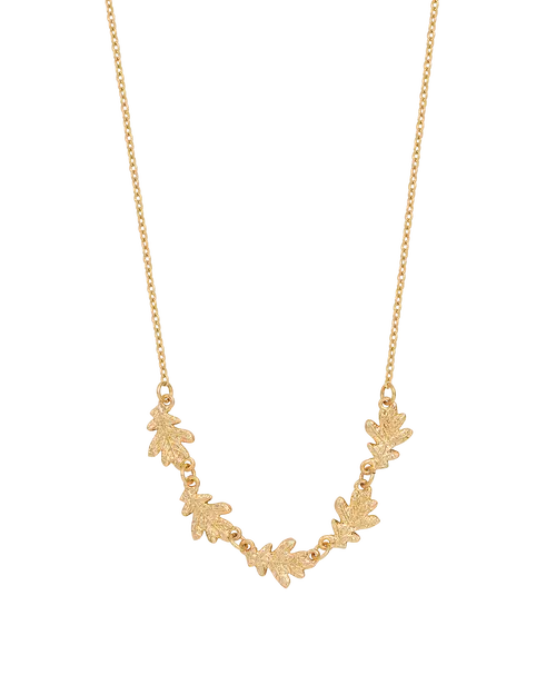 FABLE ENGLAND Oak Leaf Choker
