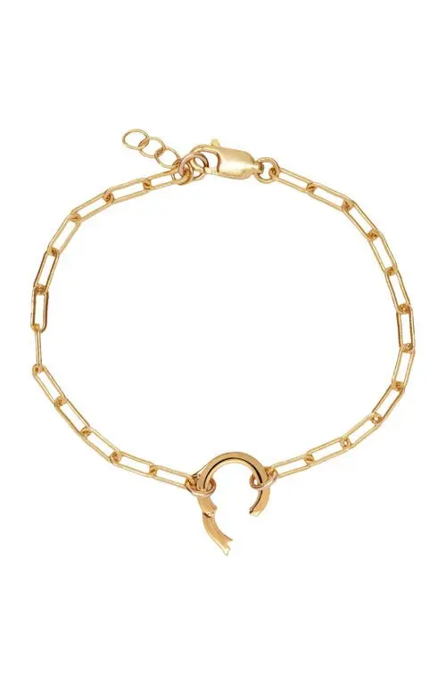 MADE BY MARY Jude Charm Bracelet With Link Lock