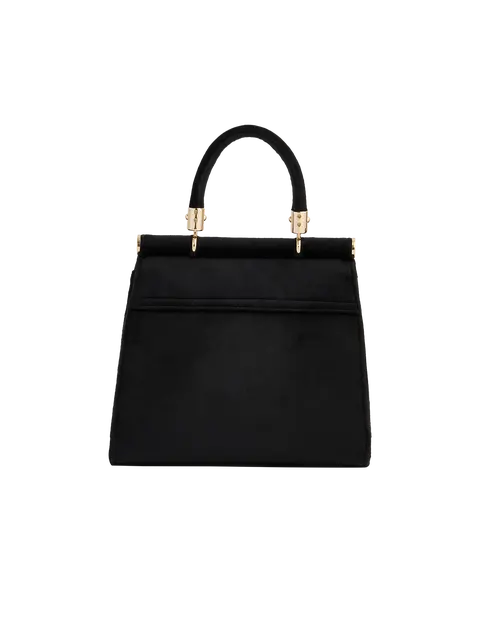 FABLE ENGLAND Deer & Moon Embroidered Velvet Tote