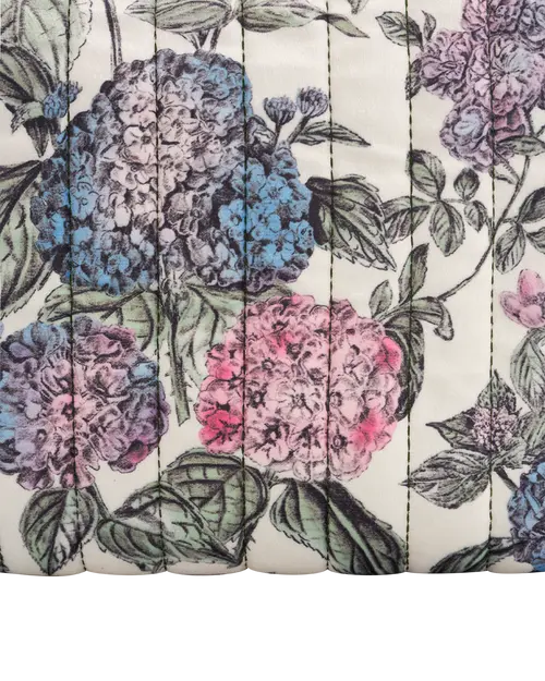 FABLE ENGLAND Hydrangea Large Quilted Makeup Bag