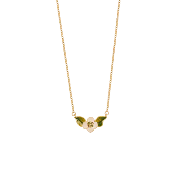 FABLE ENGLAND Poppy Anemone Chain Necklace - Gold