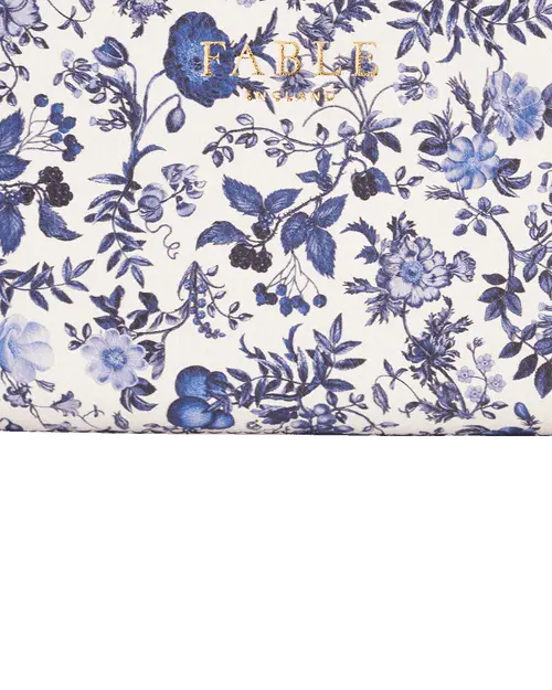 FABLE ENGLAND Ditsy Blue Small Purse