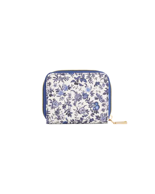 FABLE ENGLAND Ditsy Blue Small Purse