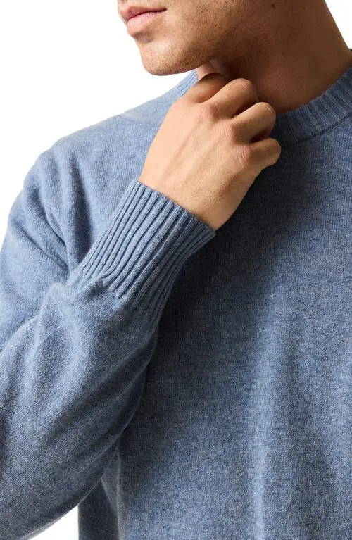 Rodd & Gunn Stewart Island Wool & Cashmere Crewneck Sweater - Surf