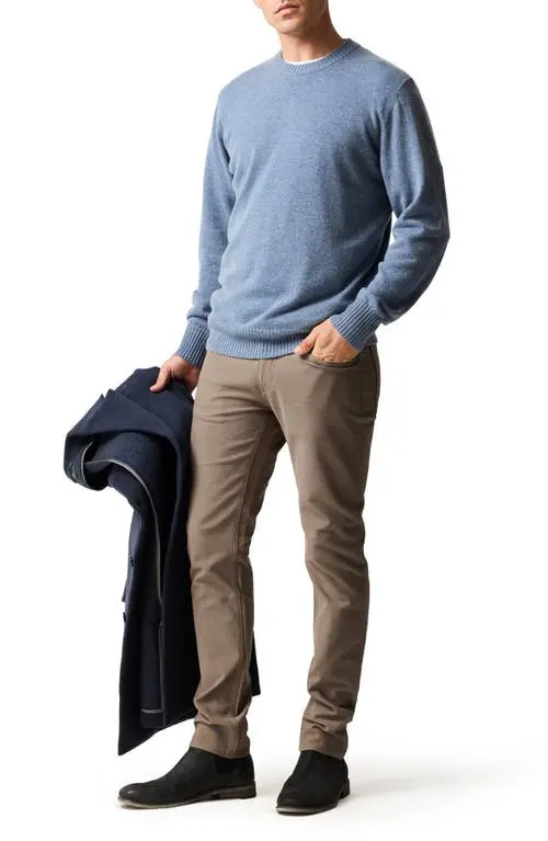 Rodd & Gunn Stewart Island Wool & Cashmere Crewneck Sweater - Surf