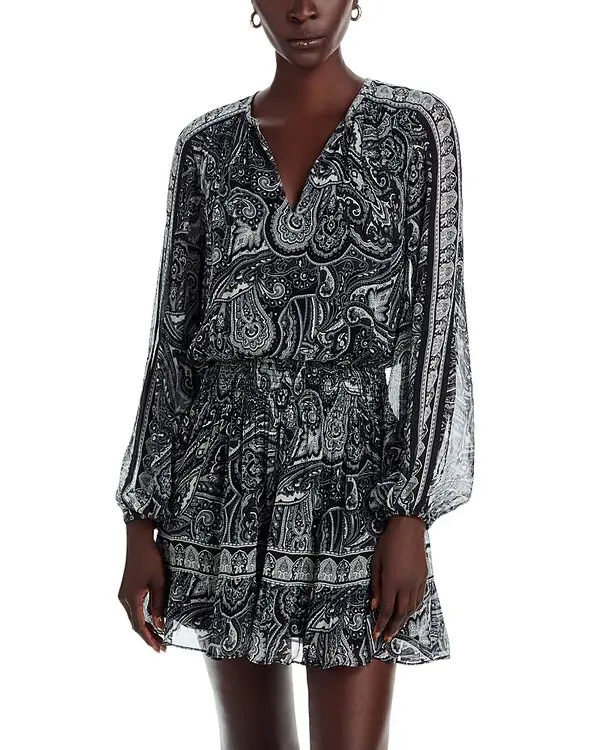 Ramy Brook Maricela Paisley Printed Dress