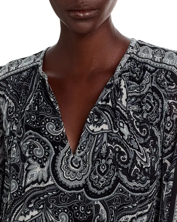 Ramy Brook Maricela Paisley Printed Dress