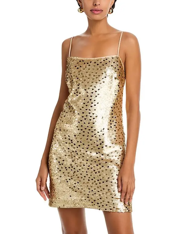 MILLY Colette Dot Sequin Mini Dress