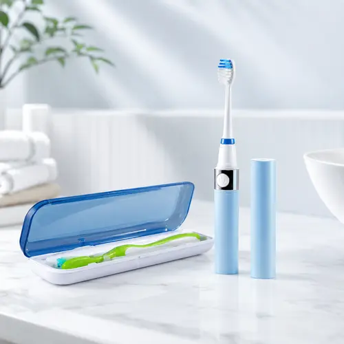 PURSONIC Portable Uv Sanitizer & Sonic Toothbrush Set
