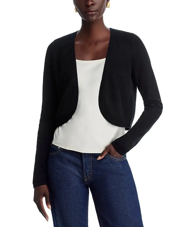 Bloomingdale'S 100% Cashmere Bolero Cardigan