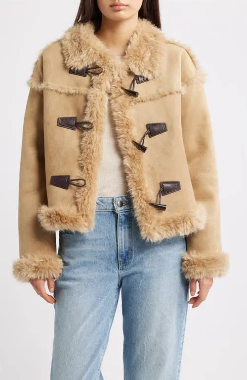 THREAD & SUPPLY Faux Shearling Jacket