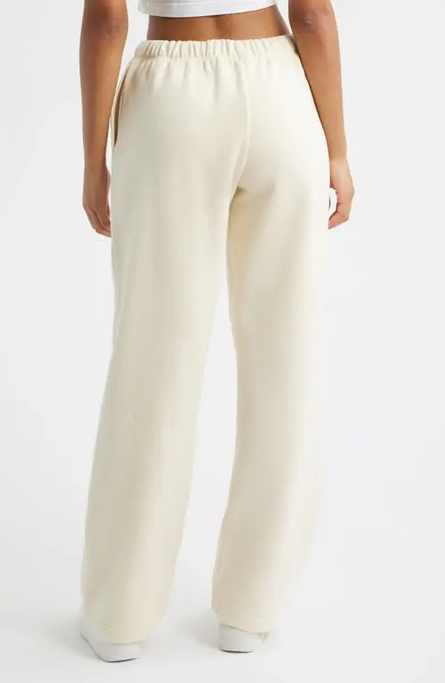 HAPPY CAMP3R Camp3y Teddy Bear Embroidered Sweatpants - Cream