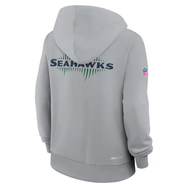 Nike Seattle Seahawks Rivalries Collection Sideline Dri-fit Nfl Pullover Hoodie - Grey
