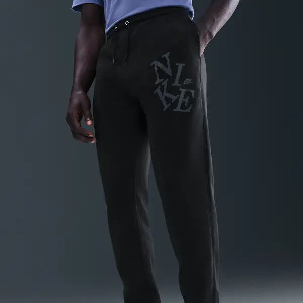 Nike Sportswear Club Cuffed Fleece Jogger Pants - Black