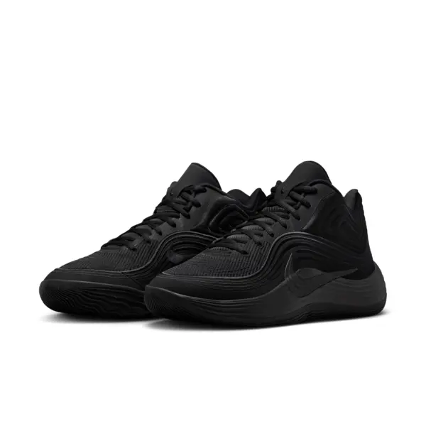 Nike Precision Mid Basketball Shoes - Black