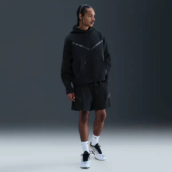 Nike Tech Pullover Hoodie With Reflective Accents