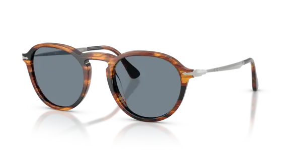Persol Sunglasses Po3383s - Striped Black & Brown