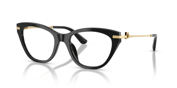 Dolce & Gabbana Full Rim Cat Eye Eyeglasses - Noir