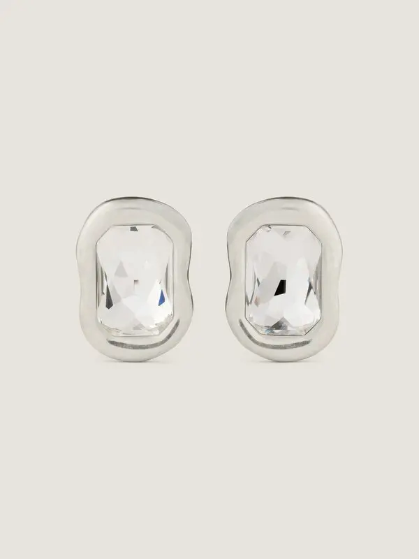 Givenchy Sculptural Crystal Earrings - Multicolor