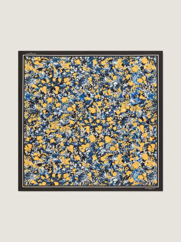 Givenchy Square In Silk With Floral Print - Multicolor