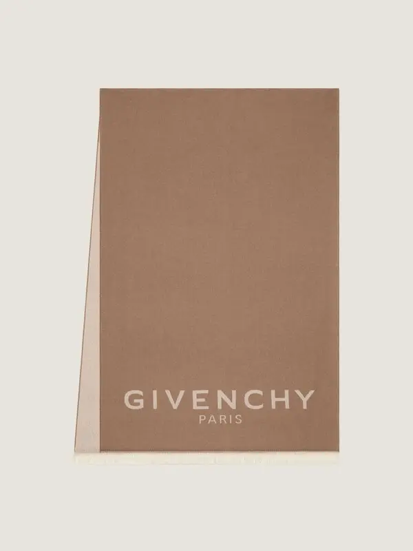 Givenchy Paris Scarf In Wool And Cashmere - Multicolor