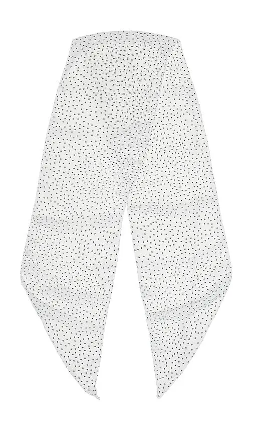 8 Other Reasons Sheer Thing Scarf In Black,white