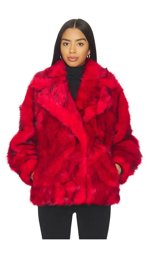 JAKKE Rita Faux Fur Coat