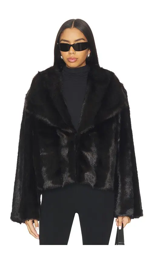 GESTUZ Kenna Faux Fur Jacket