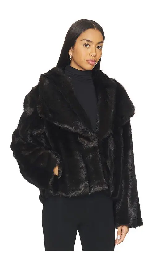 GESTUZ Kenna Faux Fur Jacket