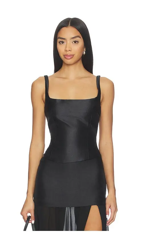 Amanda Uprichard Jacksonville Top - Black