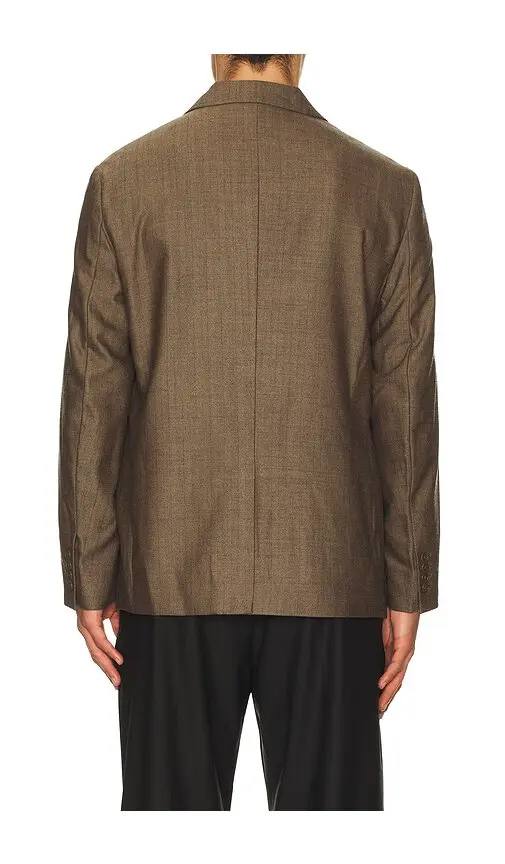 PERCIVAL Grounds Tailored Blazer In Brown
