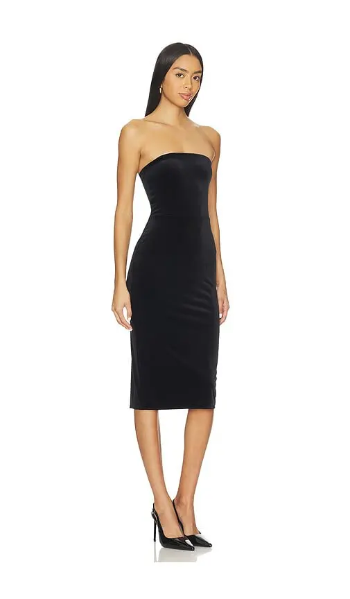Commando Velvet Strapless Midi Dress