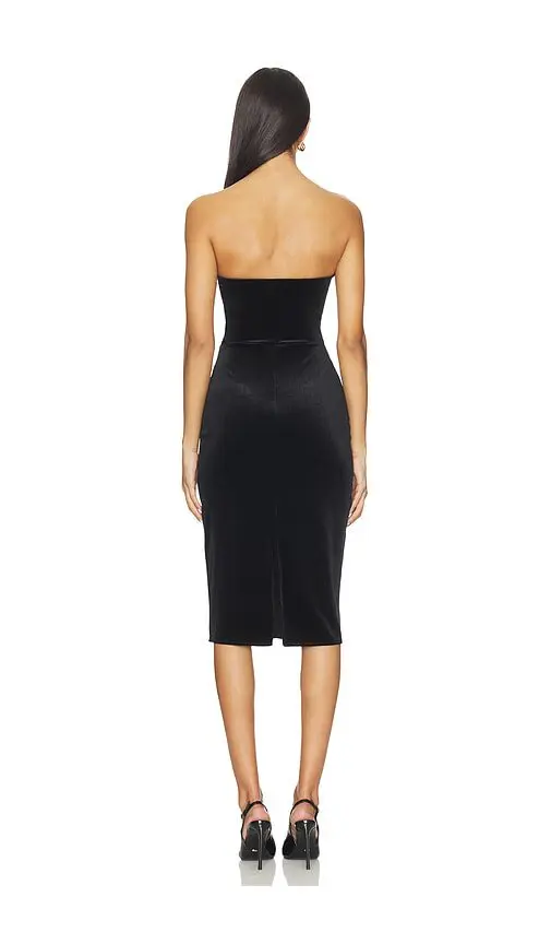 Commando Velvet Strapless Midi Dress