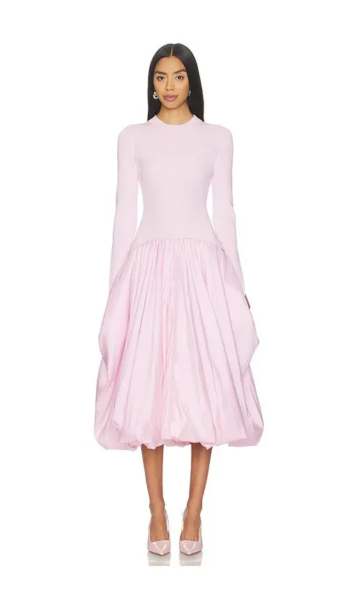 open lace back dress SIMKHAI