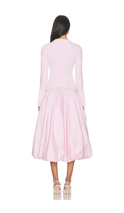 Simkhai Kenlie Long Sleeve Midi Dress - Blush