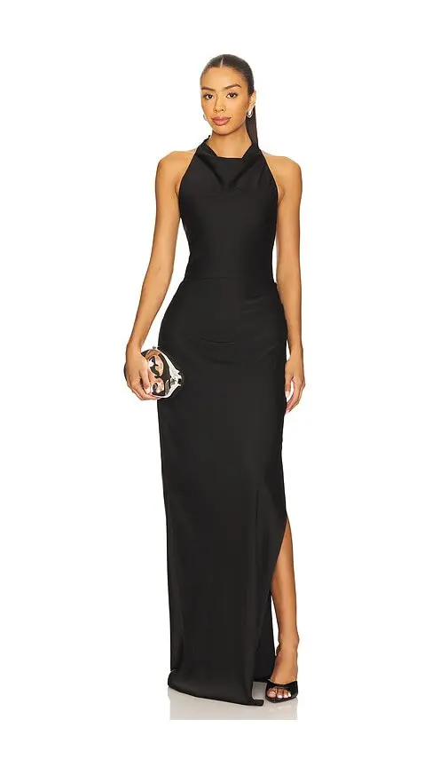 LOVERS AND FRIENDS Kamiah Gown - Black
