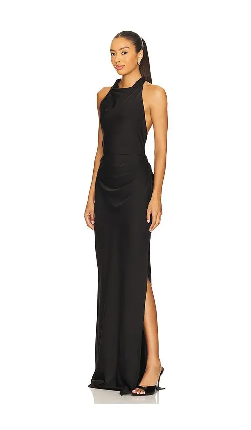 LOVERS AND FRIENDS Kamiah Gown - Black
