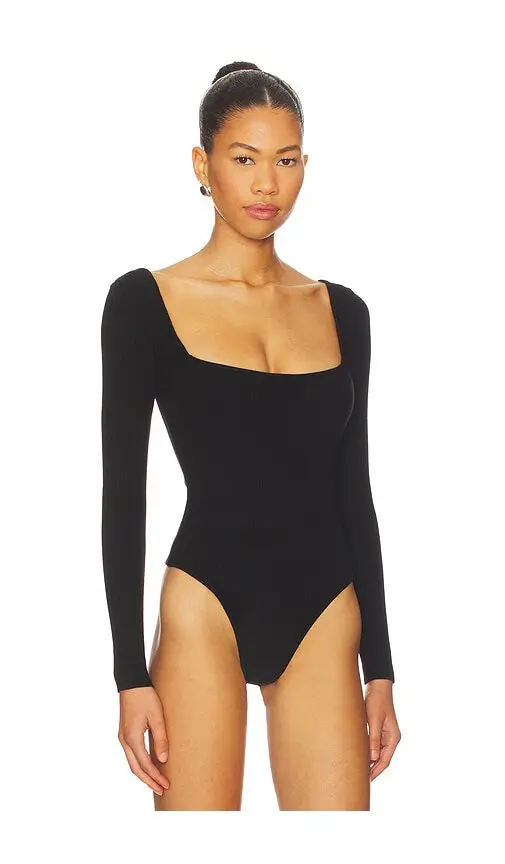 ALL THE WAYS Amalia Square Neck Bodysuit