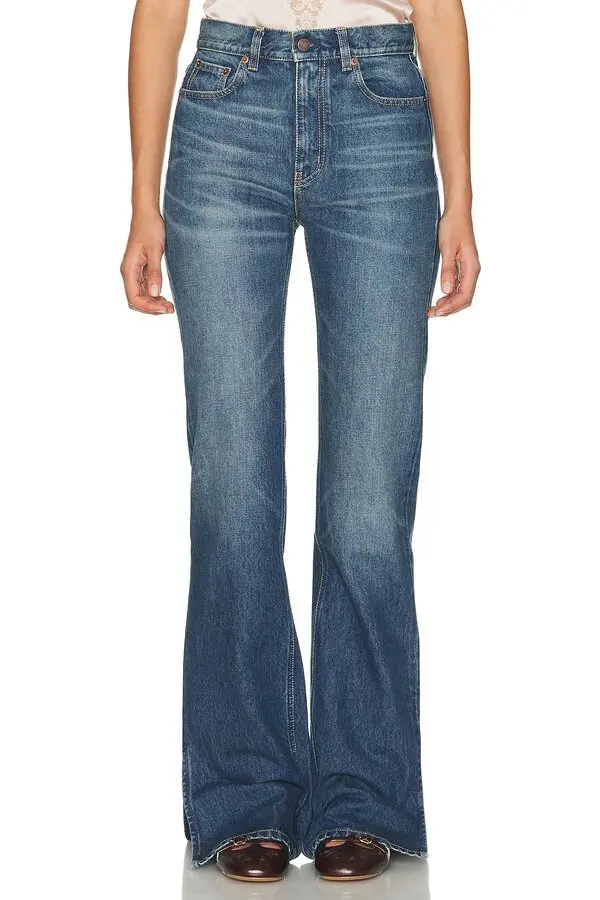 Chloé Straight Leg Denim - Faded Indigo